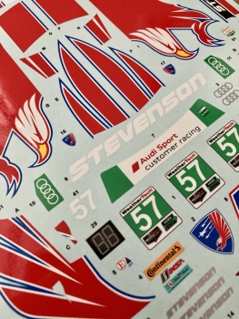 SK Decals SK24119 Audi R8 LMS GT3 IMSA Daytona 24H 17 #57 Stevenson ...