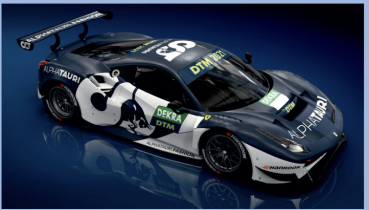 Decal Ferrari F 488 GTE GT3 DTM #23 Alpha Tauri
