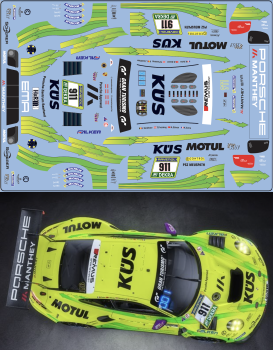 Decal Porsche 911 991 GT3 R Grello Manthey NLS ADAC 24h Nürburgring ...