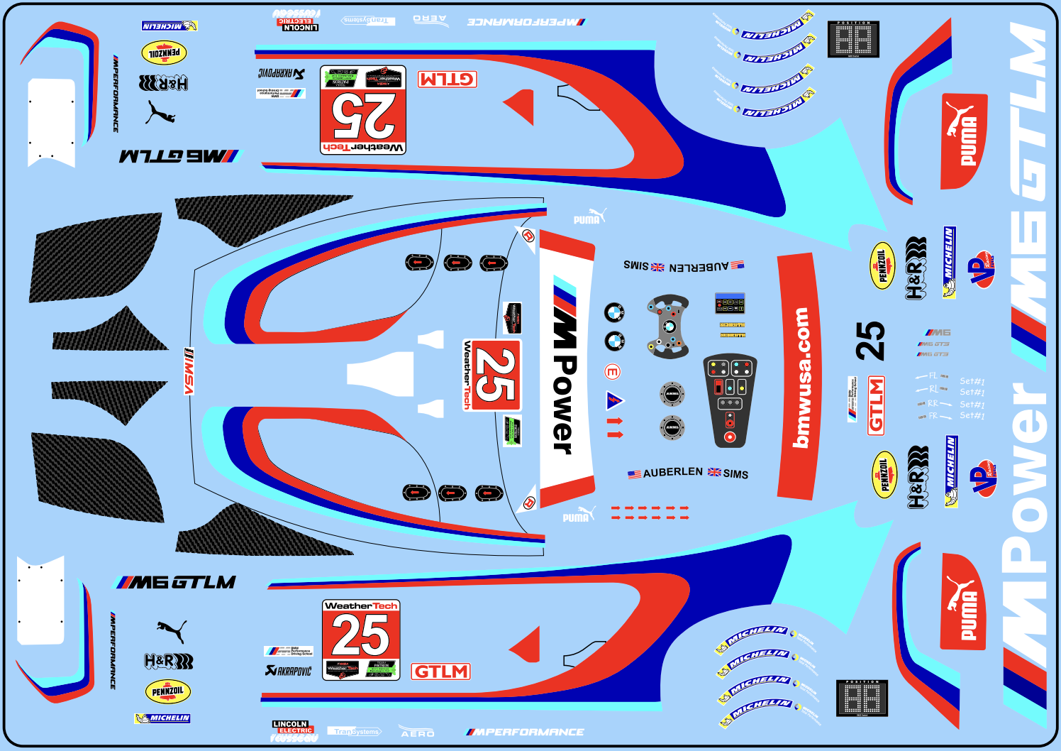 Aufkleber-M6-Cota Racing -24 01-Decals-111-180-512-735