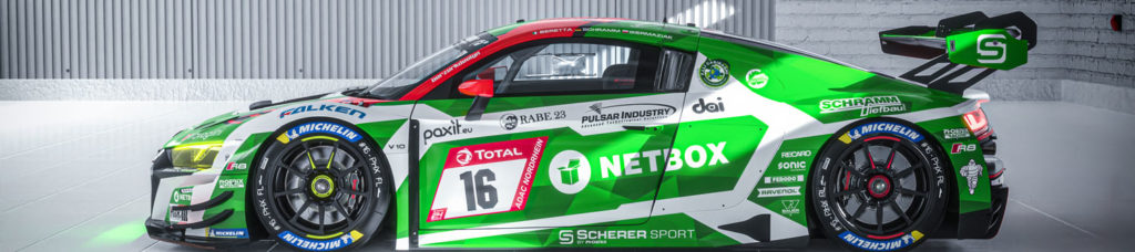 Decal Audi R8 GT3 evo team Phoenix - Scherer Nürburgring 2022 #16