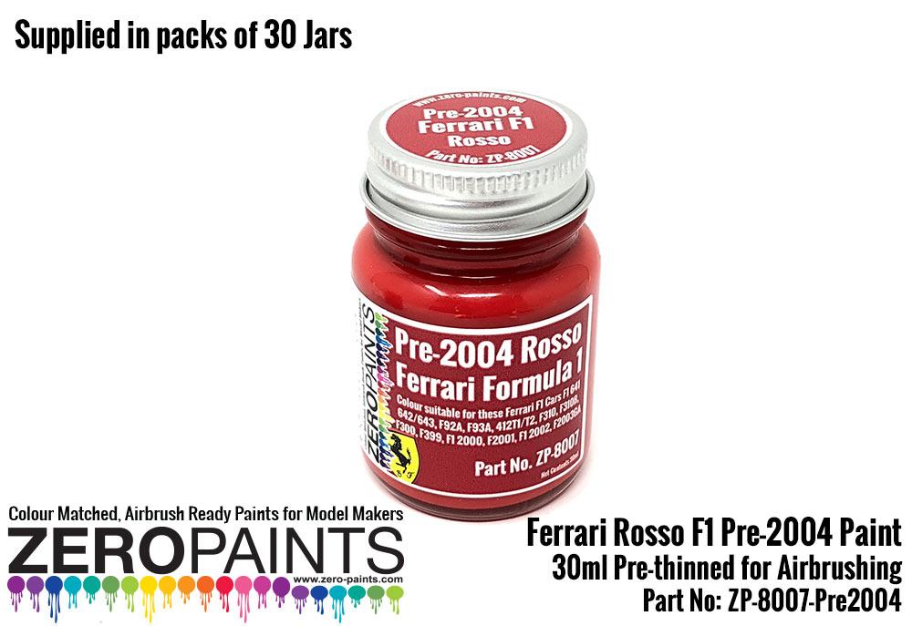 30ml Ferrari Rosso Formula 1 Pre-2004 30ml