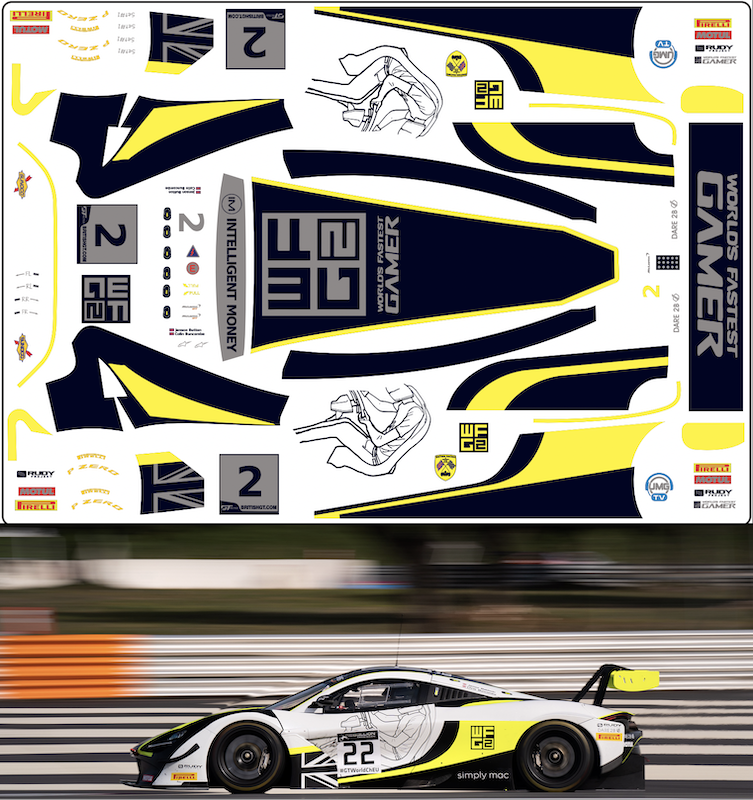 Jenson Button Team Rocket RJN McLaren 720S GT3 #2