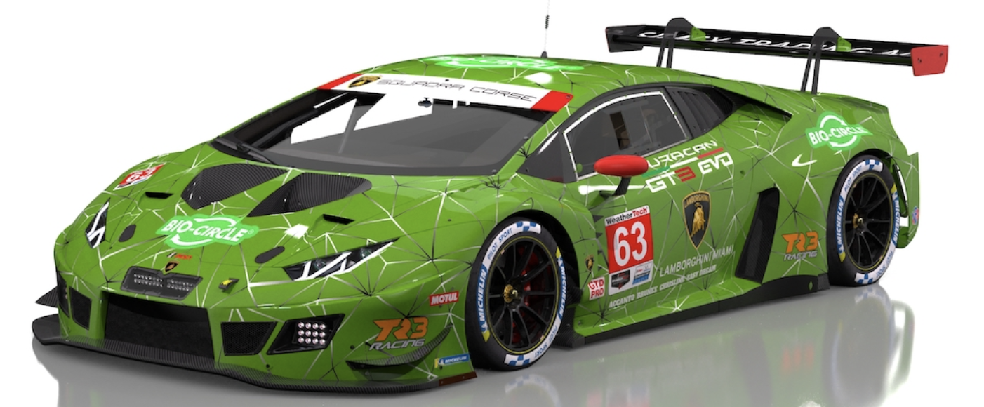 Decal Lambo Huracan TR3 Racing daytona 2022 #63