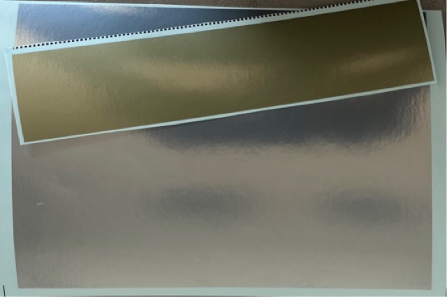 Decal Metallic Gold