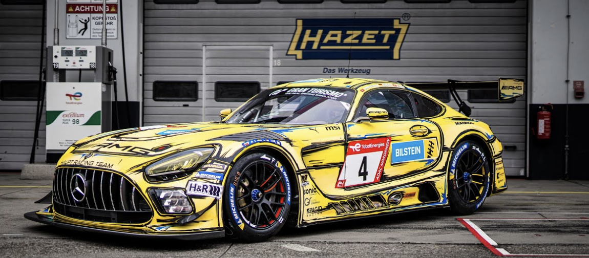 Decal Mercedes AMG GT Evo ADAC 24H of Nurburgring 2023 Bilstein all scales