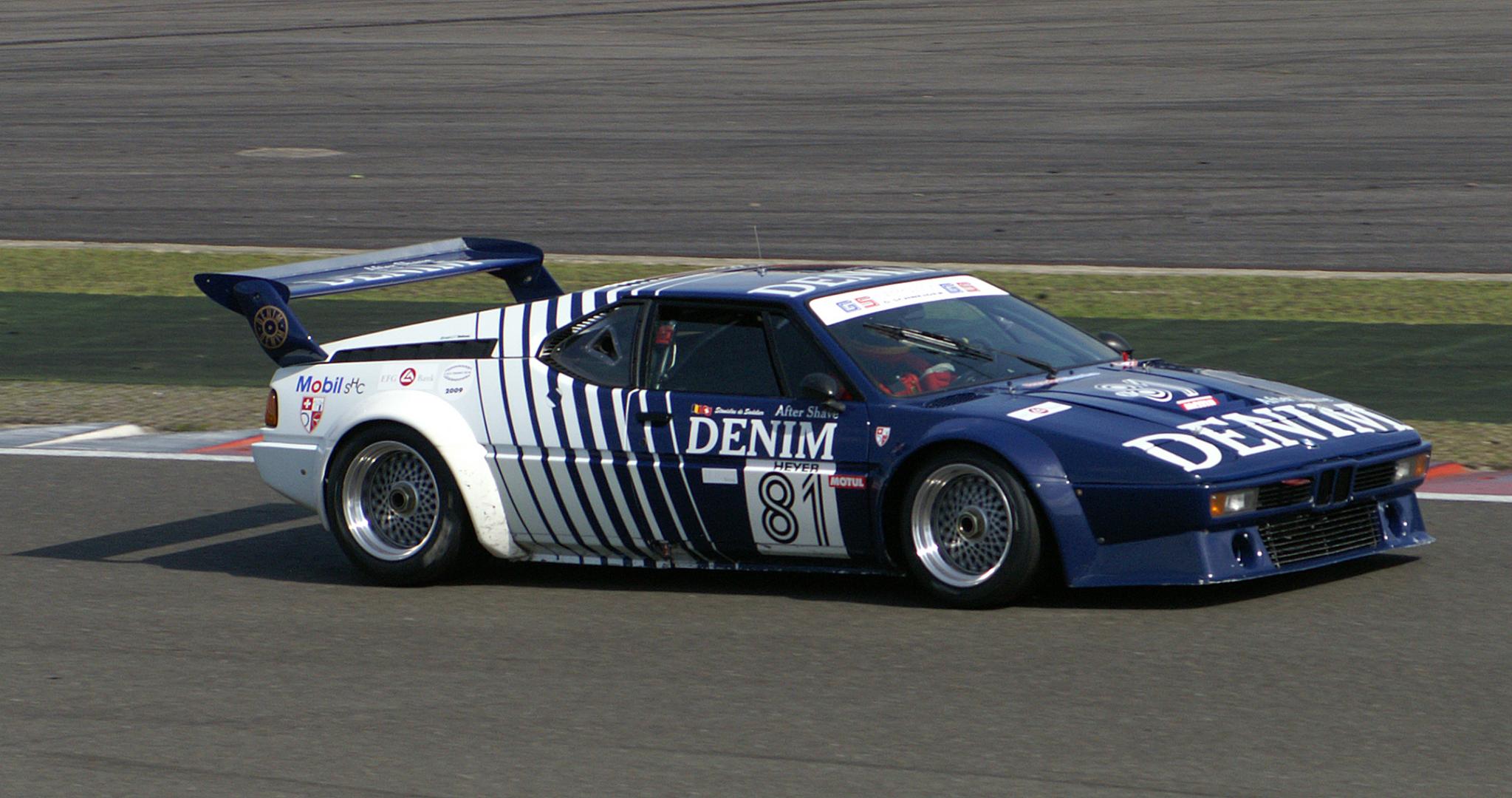 Aufkleber-Decal BMW M1 Procar Denim Heyer 1980 #81