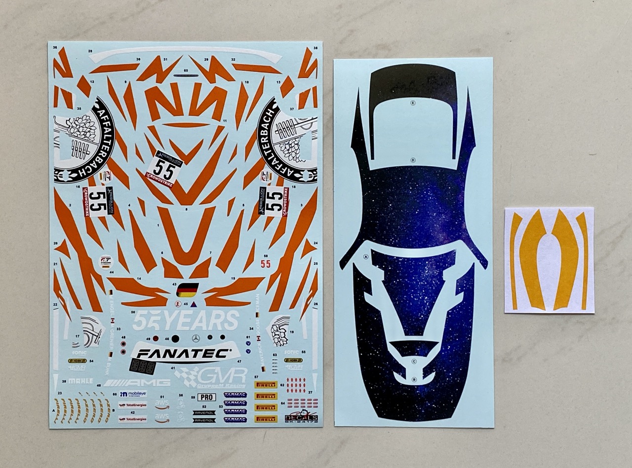 SK Decals SK24172 Mercedes AMG GT Evo Intercontinental GT Challenge ...