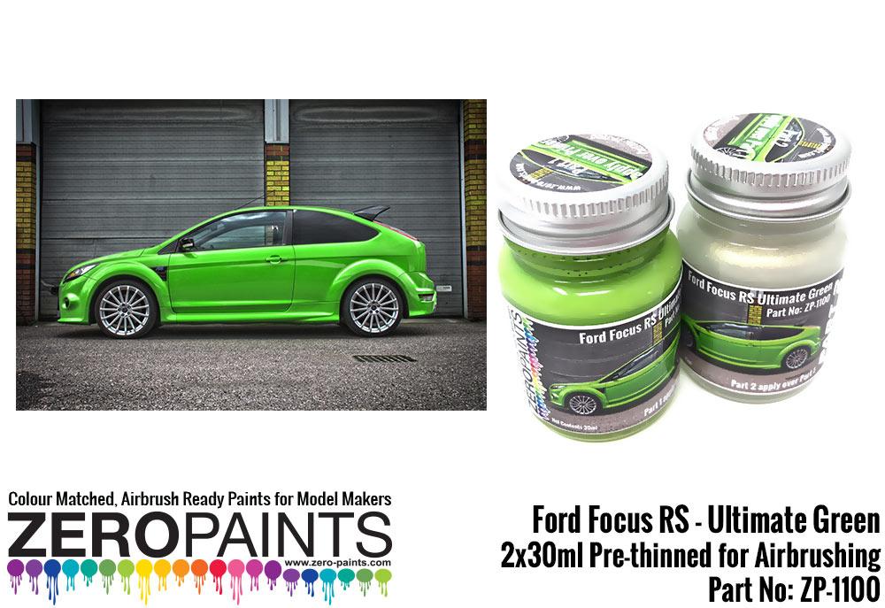 Ford Focus RS Ultimate Green Paint 2x30ml ZP-1100