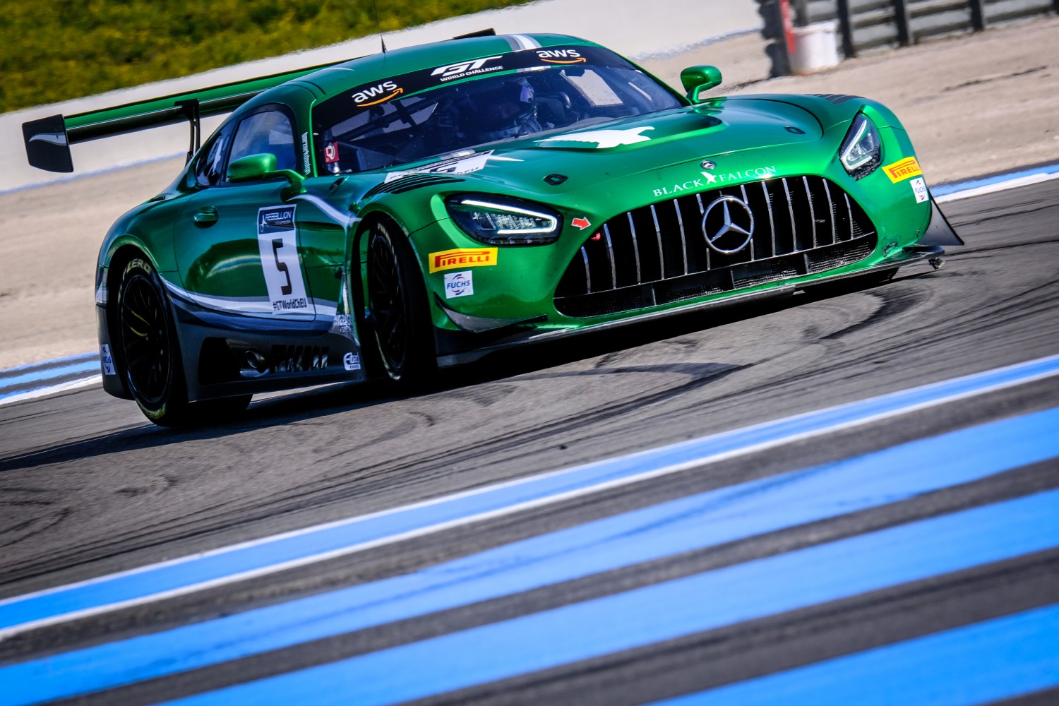 Decal Merc AMG GT3 evo Black Falcon #5 GTWC 2020