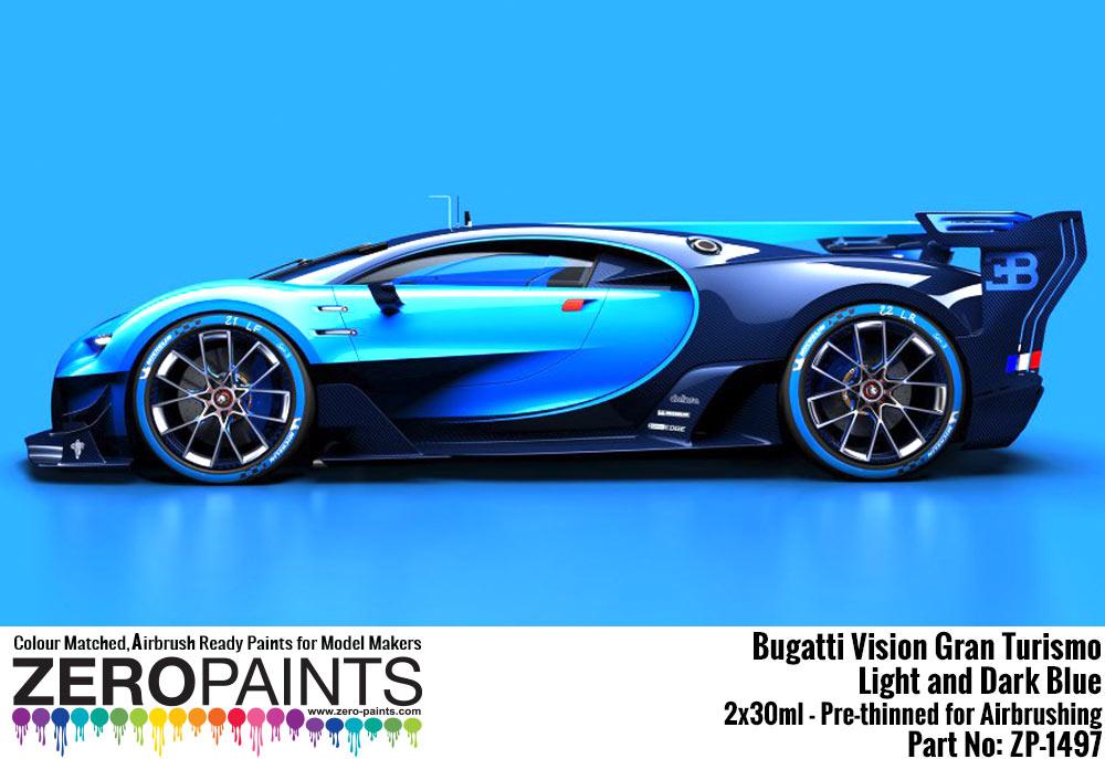 Bugatti Vision Gran Turismo - Light and Dark Blue Paint Set 2x30ml