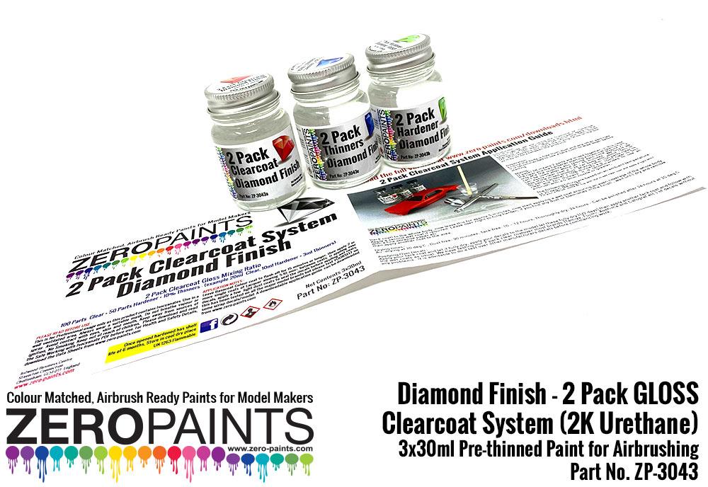 (Klarlack) Diamond Finish - 2 Pack GLOSS Clearcoat System (2K Urethane ...