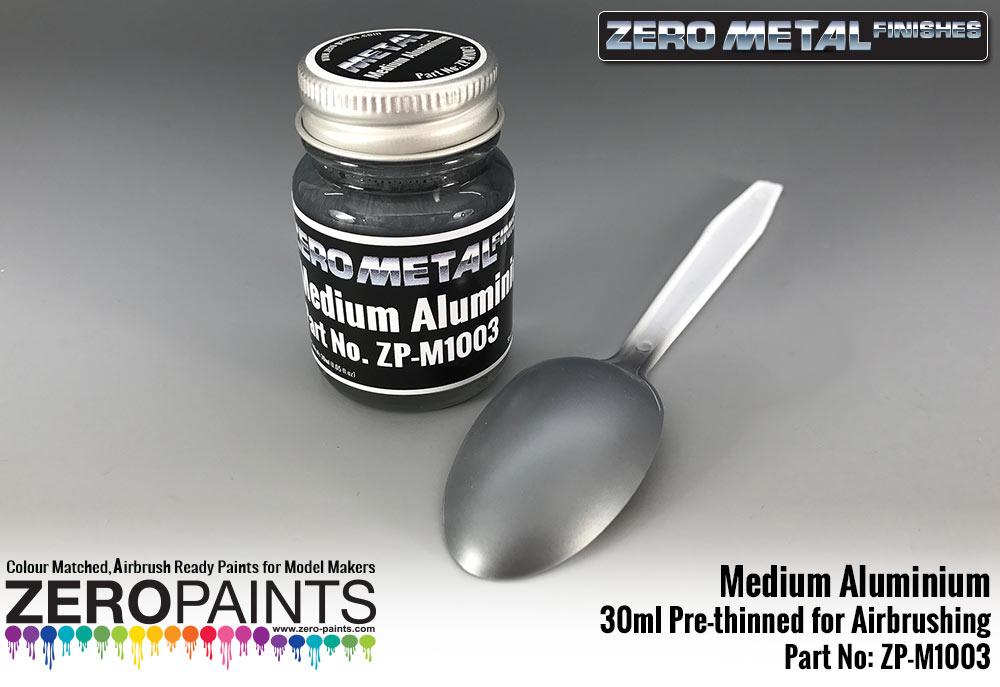 Medium Aluminium - 30ml - Zero Metal Finishes ZP-M1003