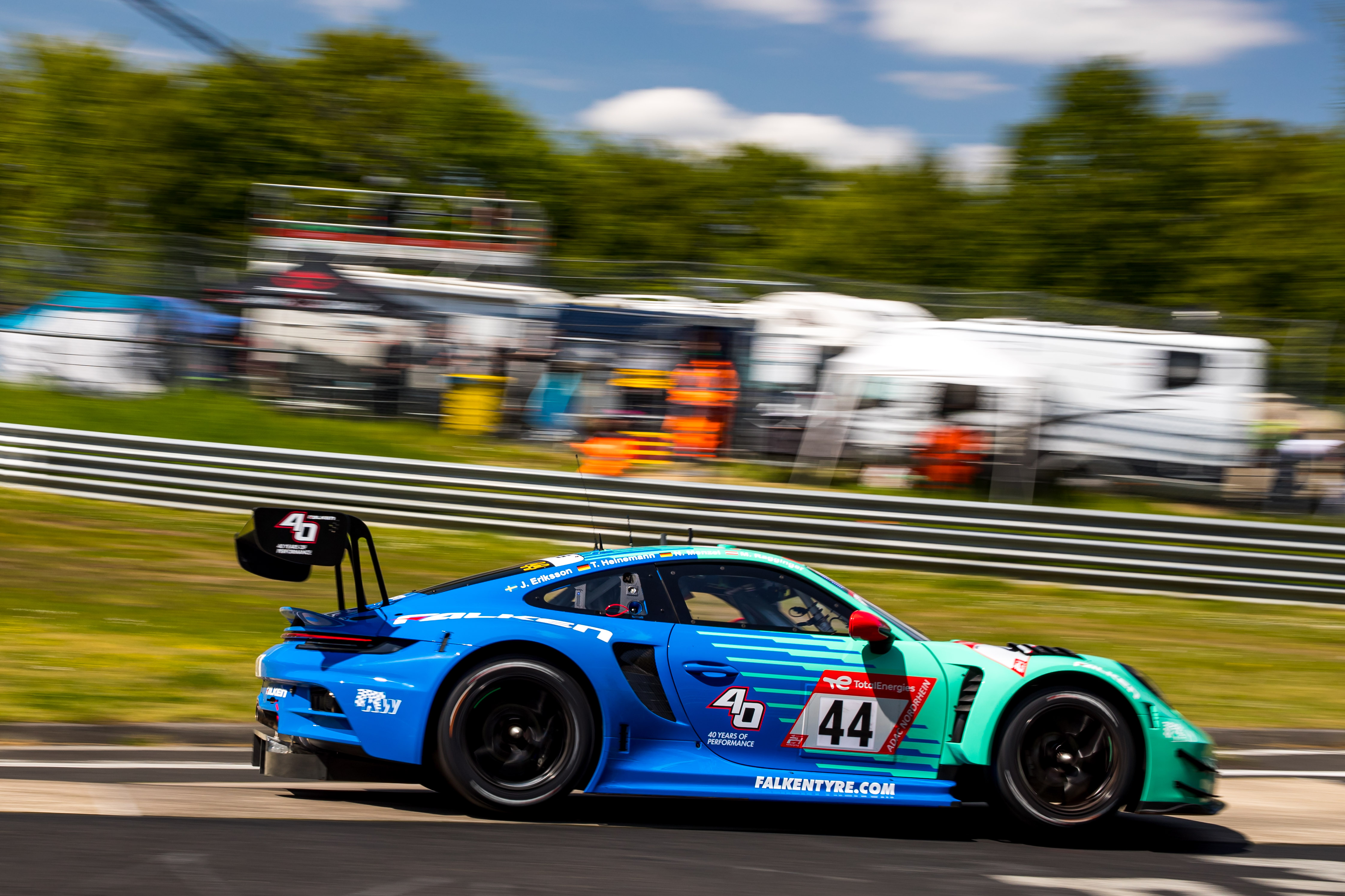 Decal Porsche 911 992 GT3 R #44 Team Falken Nurburgring 2023