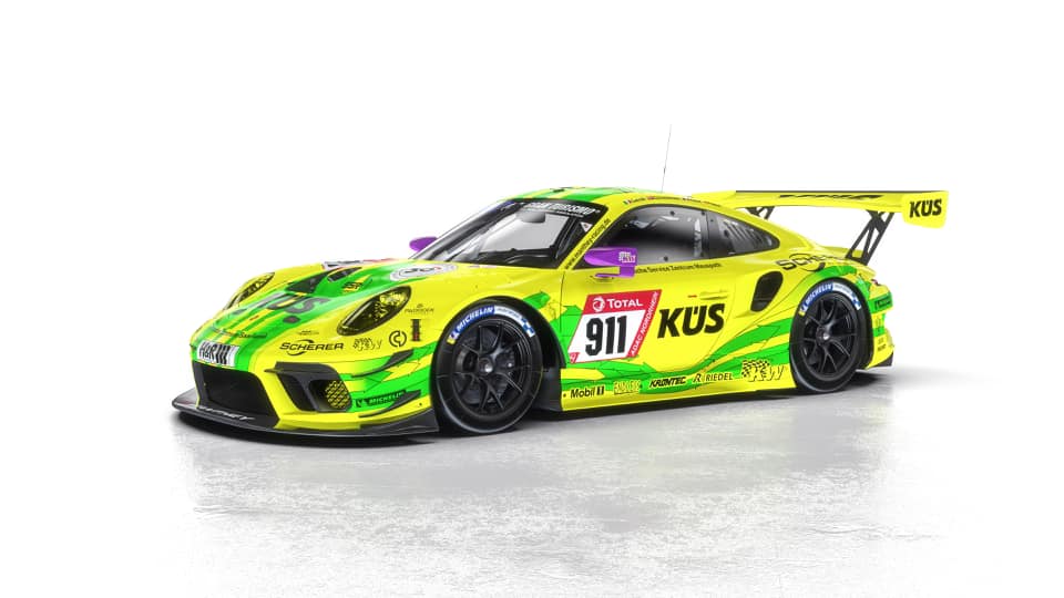 Decal Porsche 911 991 GT3 R #911 Manthey Grello Nürburgring 2019